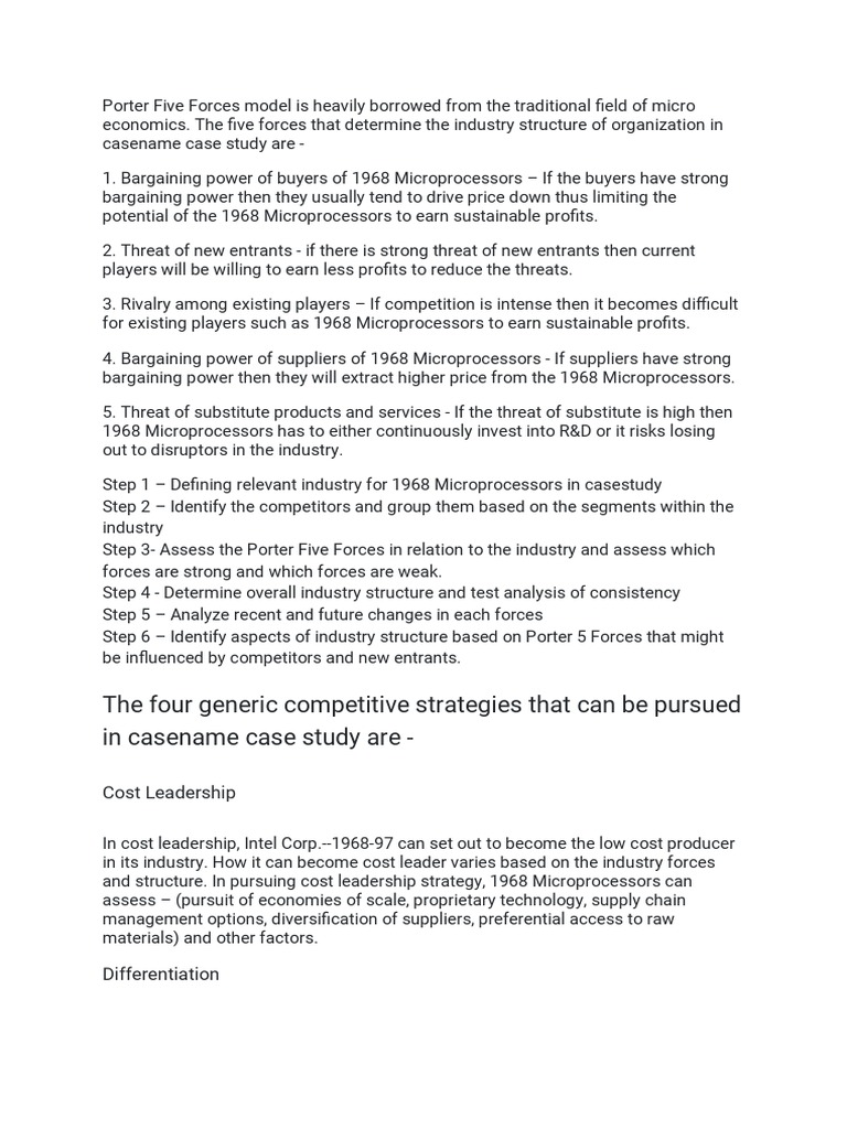 Intel Case Study | PDF