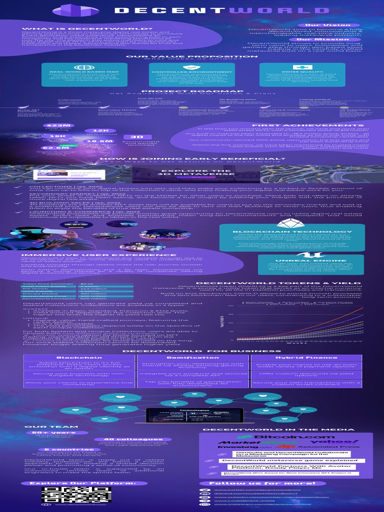 DecentWorld One-Pager Q1 2023 | PDF | Cloud Computing | Computing