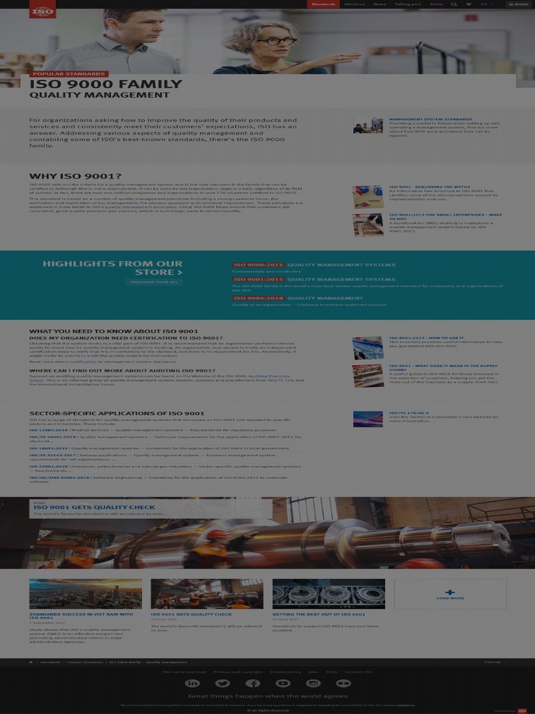 SEM 01 - LC - ISO - ISO 9000 Family | PDF