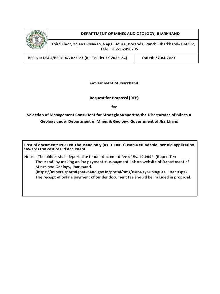 RFP | PDF | Request For Proposal | Auction