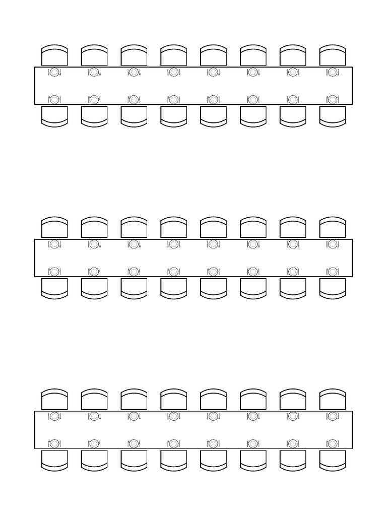 Banquet Tables 16 Seats Template | PDF