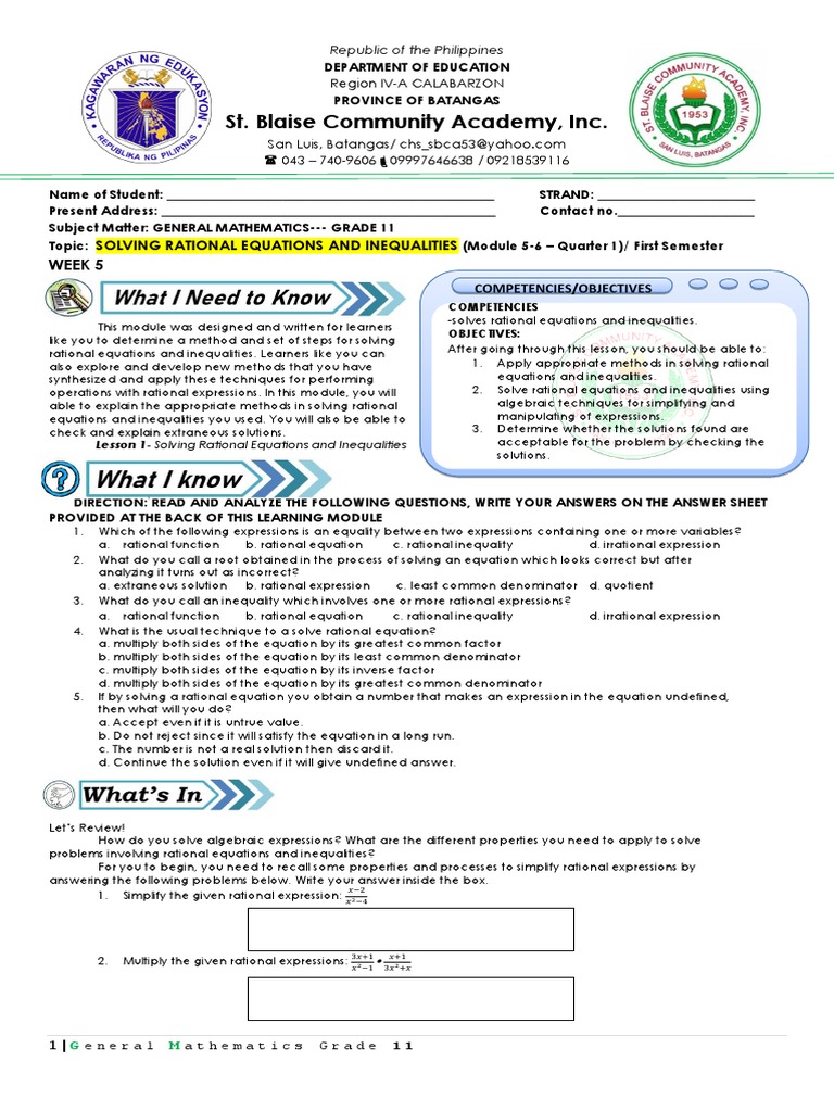 q1 Genmath Module 5 6 | PDF