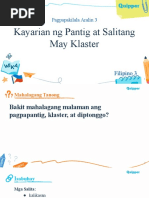 Ang Mga Pantig | PDF
