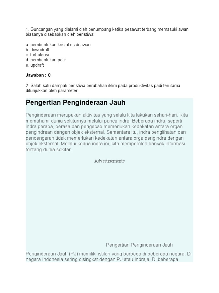 Catatan Materi Geo | PDF