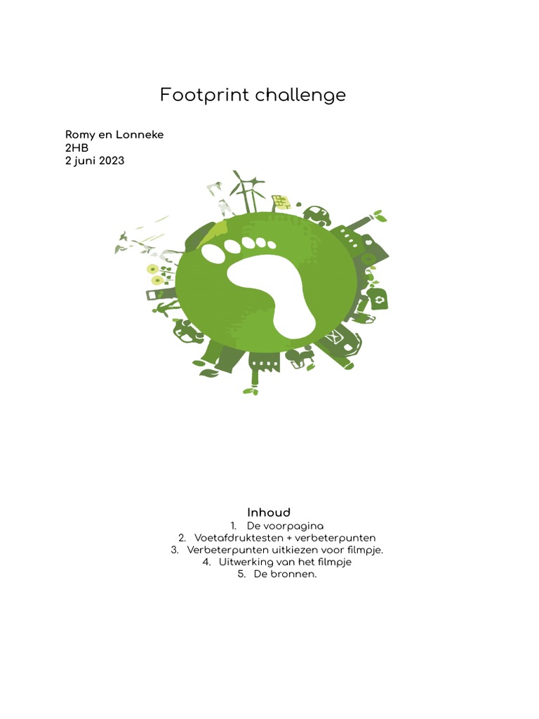 Footprint Challenge | PDF