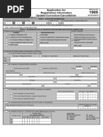 Bir Form 1905 New Version | PDF | Receipt | Identity Document