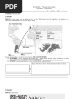 Avaliação Prova 3º Ano Ensino Fundamental Geografia | PDF | Geografia ...