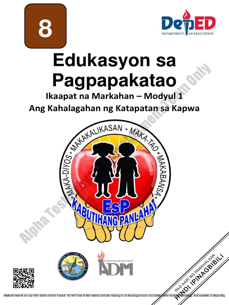 EsP8 Q4 Module1 QAEdited FINAL | PDF