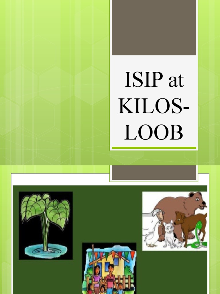 ISIP at KILOS-LOOB | PDF