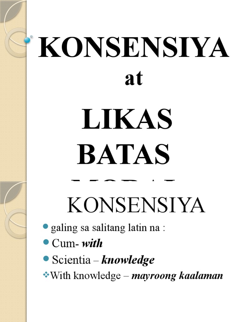 Konsensiya at Likas Na Batas Moral | PDF