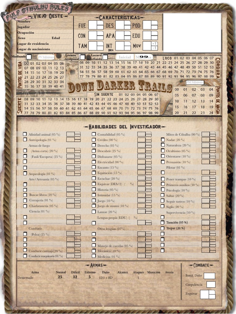 Hoja Down Darker Trails Pulp Hero | PDF