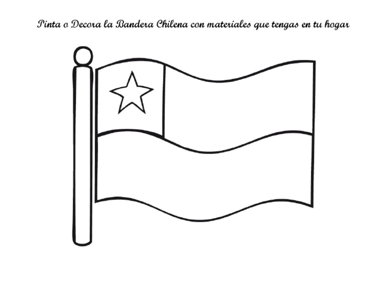 Pinta o Decora la Bandera de Chile | PDF