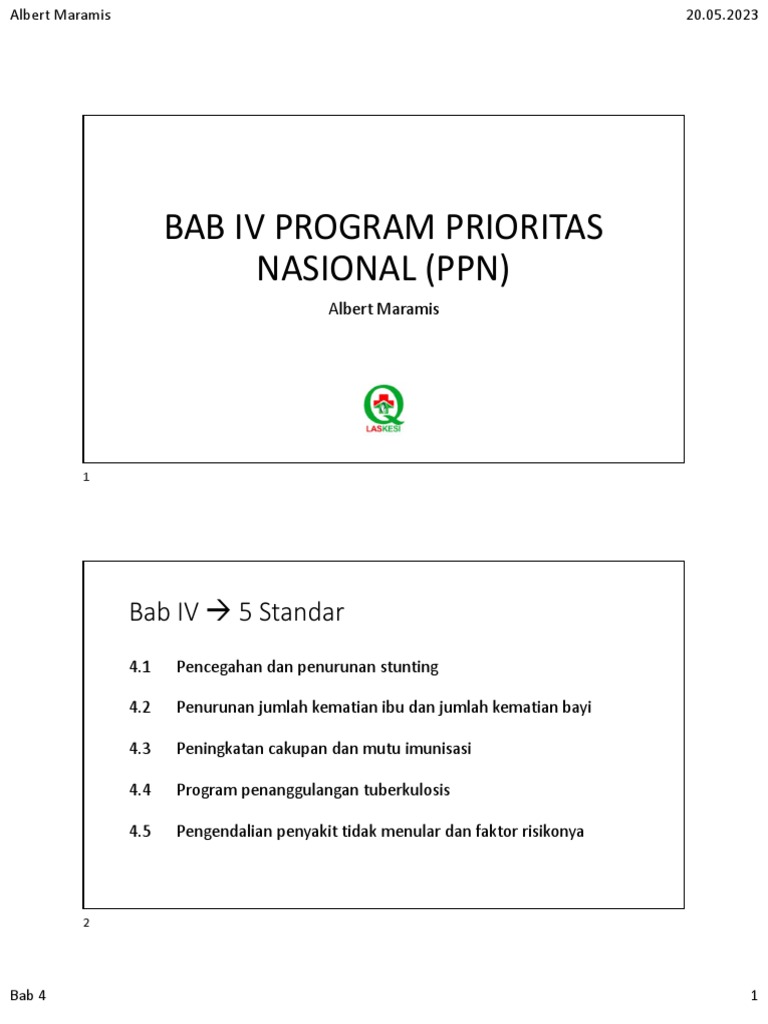 Standar Akreditasi Puskesmas 2023 Bab Iv Pdf