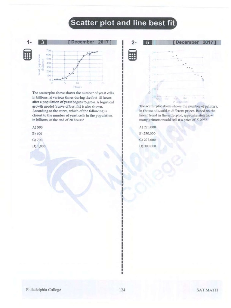 Scatter Plots PDF | PDF