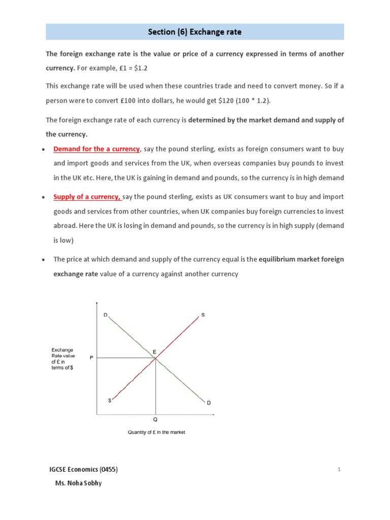 Exchange Rate | PDF | Exchange Rate | Currency