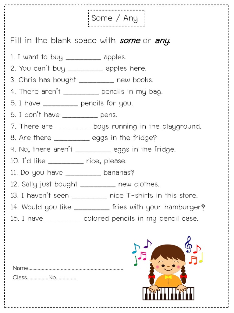 Some, Any Grammar | PDF