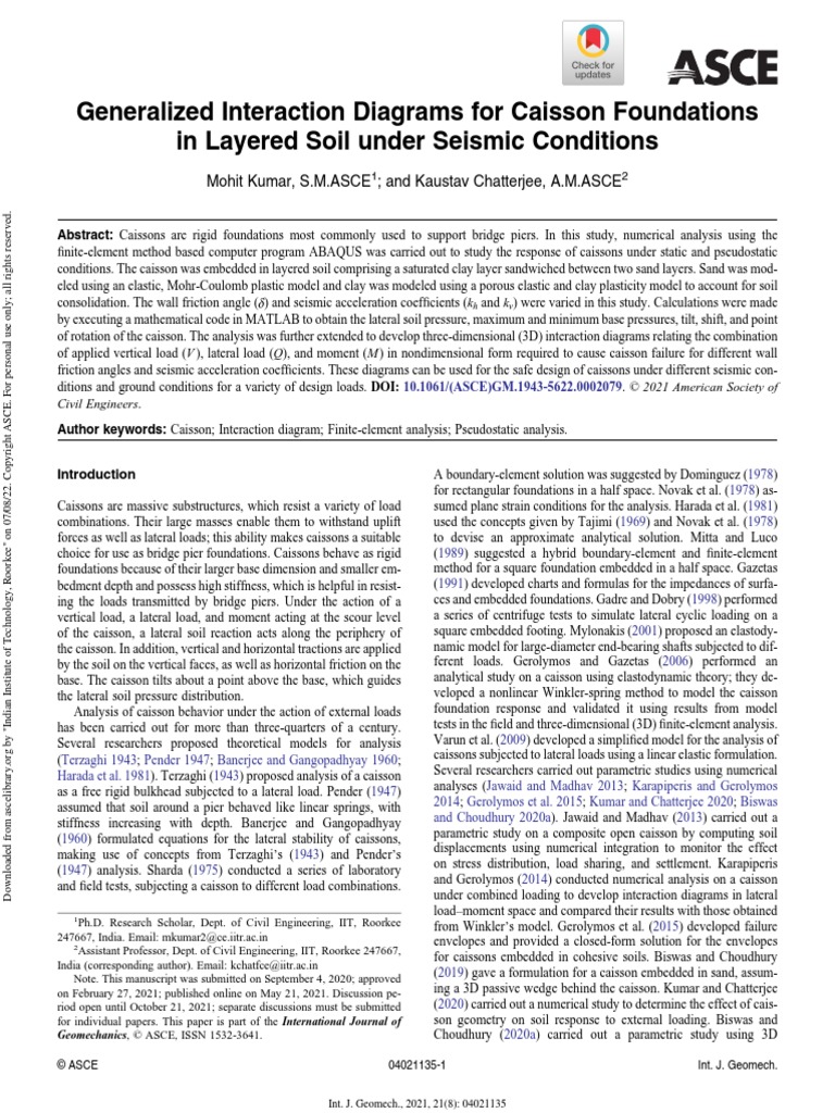(Asce) GM 1943-5622 0002079 | PDF | Deep Foundation | Stress (Mechanics)