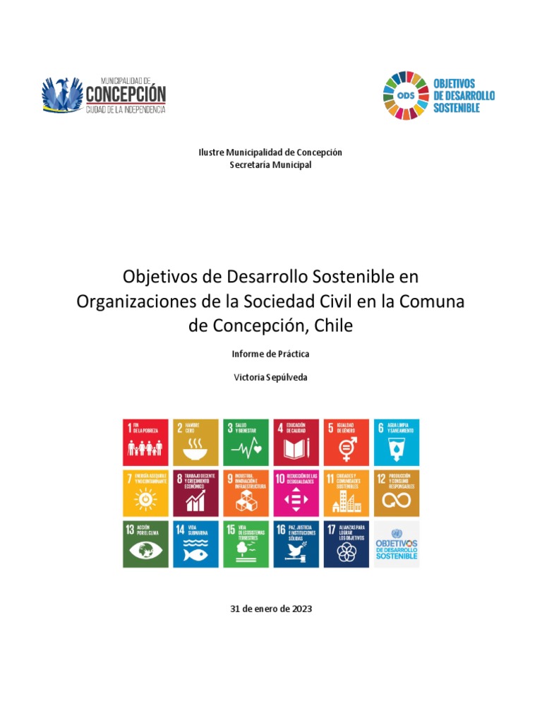 Objetivos de Desarrollo Sostenible en Organizaciones de La Sociedad Civil en La Comuna de ...