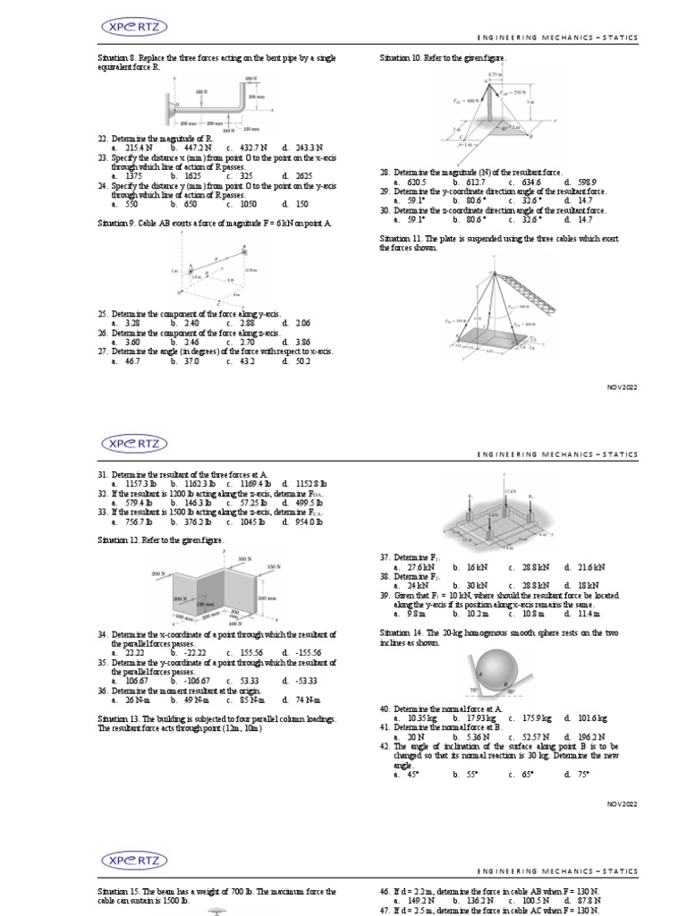 Statics 2 | PDF