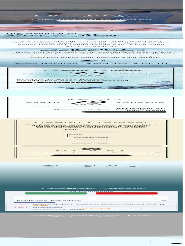 Undangan Pernikahan Devi Dan Yosa | PDF