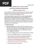 Thurifer Instructions for Solemn Mass | PDF | Christian Worship And ...