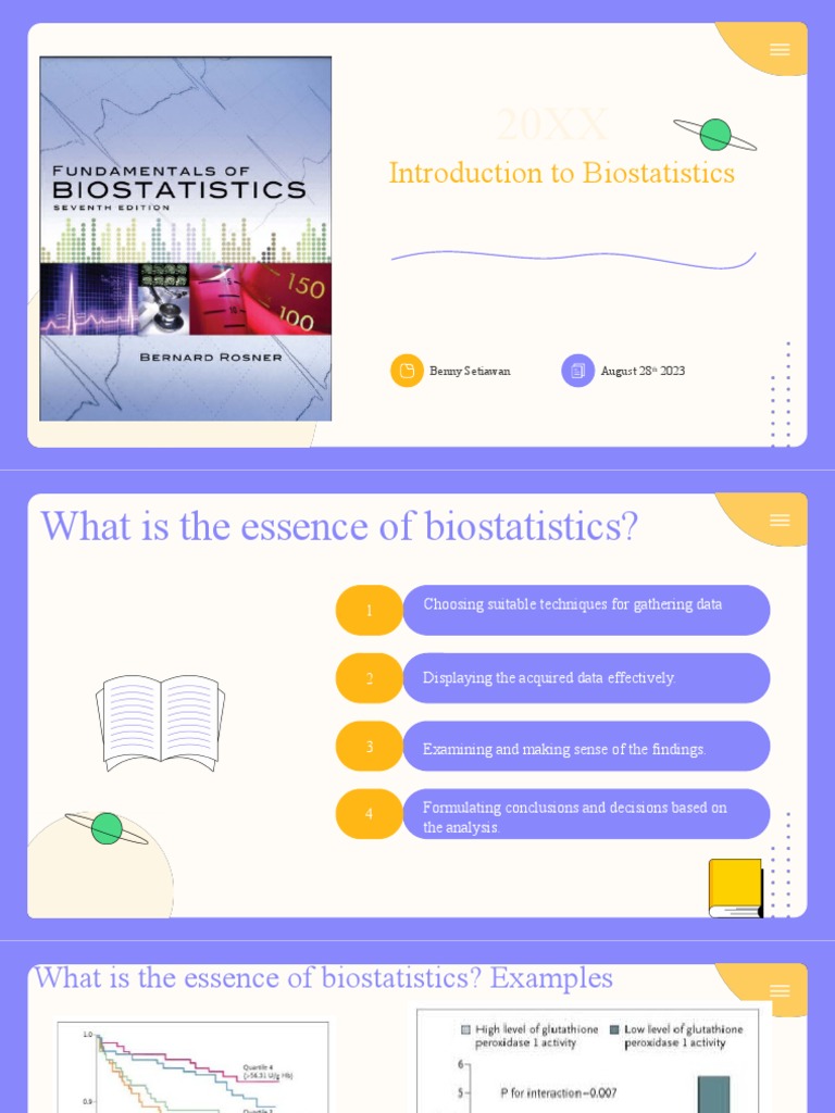 Introduction To Biostatistics Pdf Sampling Statistics