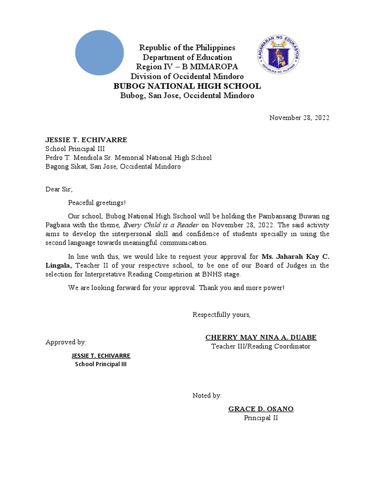 letter-for-judge-pRINCIPALS | PDF