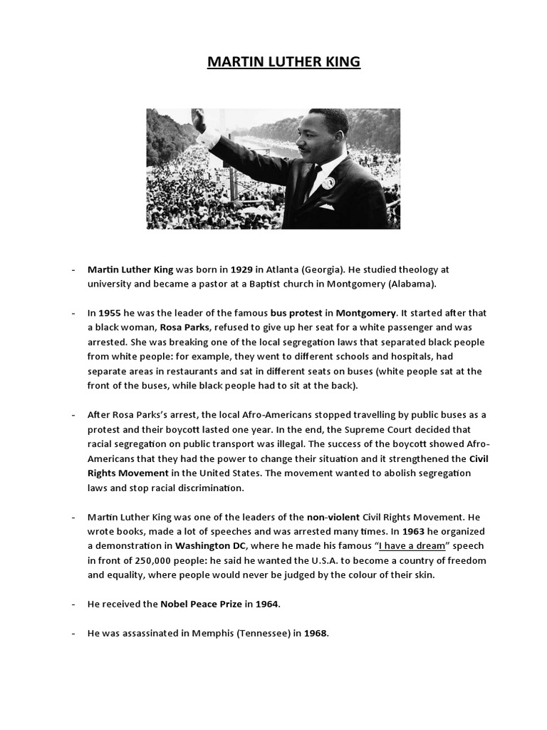Martin Luther King | PDF