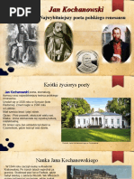Jan Kochanowski Notatka | PDF