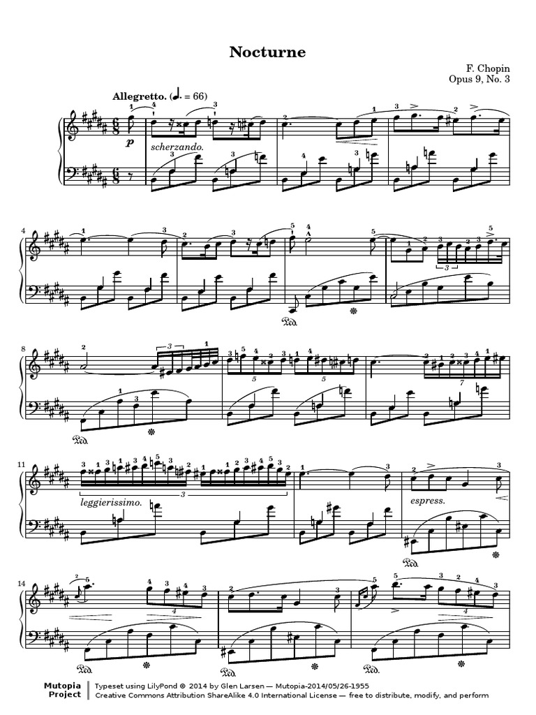Chopin Nocturne Op9 n3..... | PDF