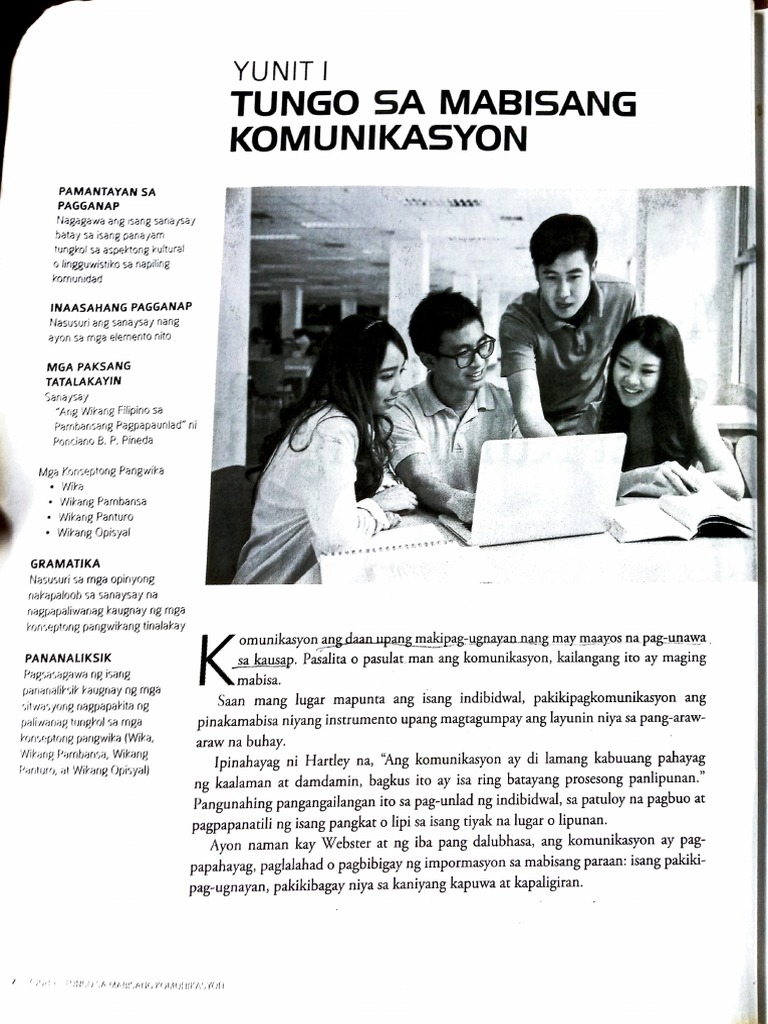 Yunit 1 Aralin 1 | PDF