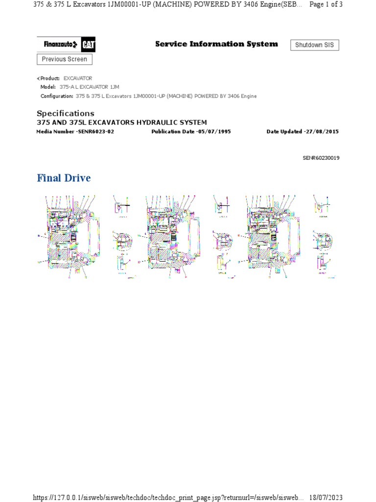 final drive specifications | PDF