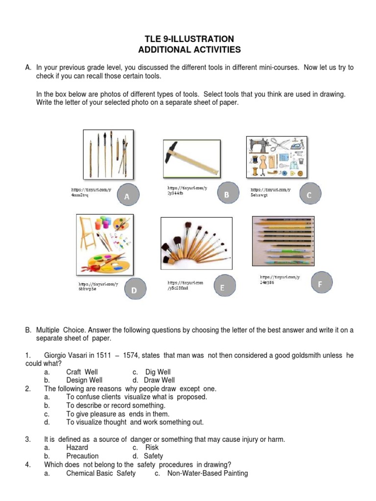 Tle 9 Remedial q1 Activities | PDF