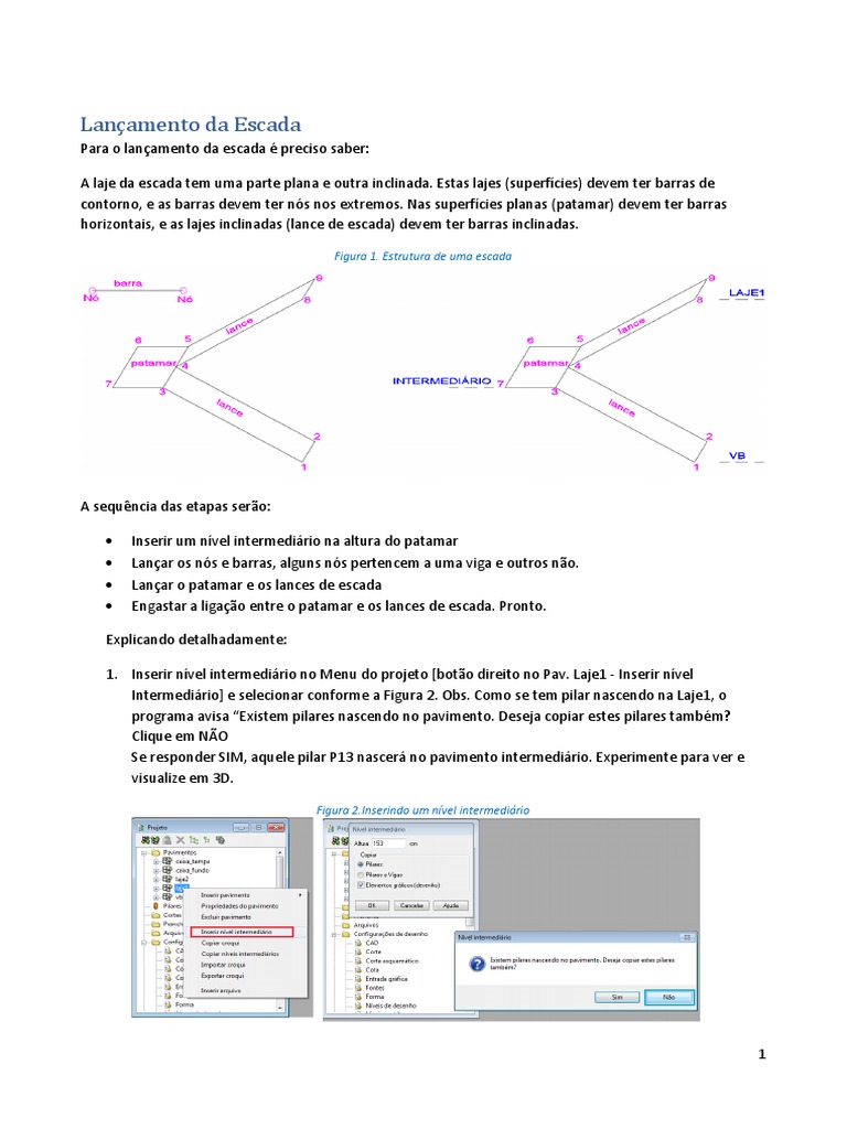 Proj1 Escada | PDF