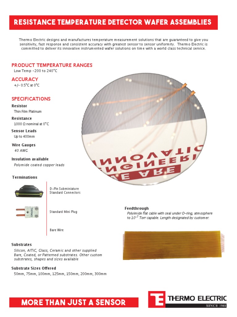 WAFER RTD Technical Snapshot | PDF