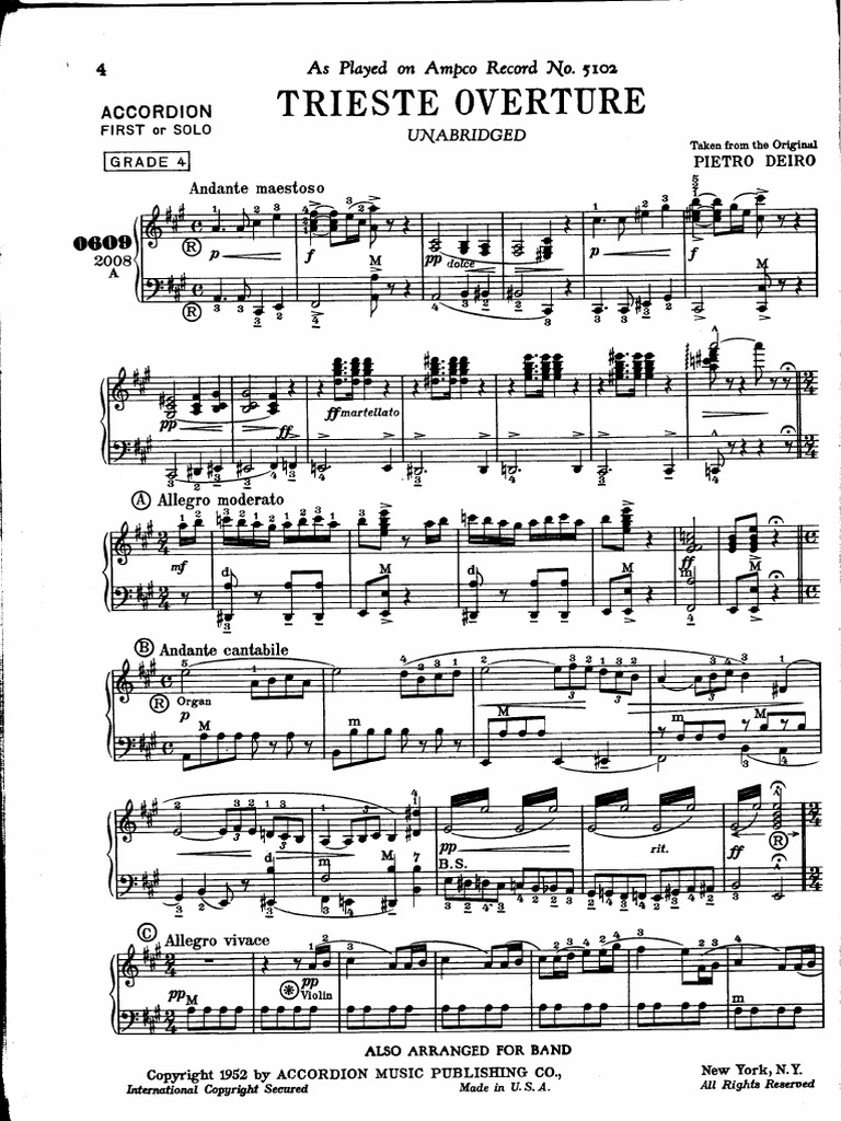 Trieste Overture | PDF