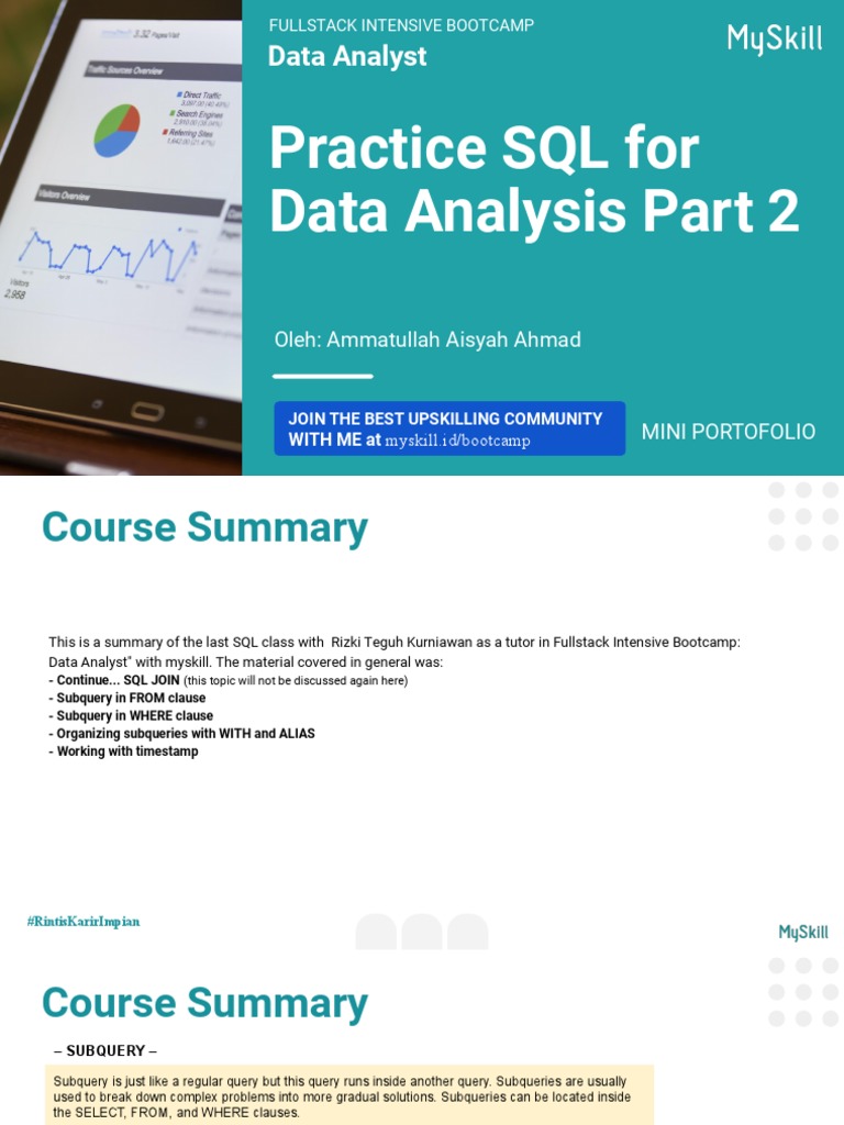 Ammatullah Aisyah - SQL For Data Analysis 5 | PDF | Computers