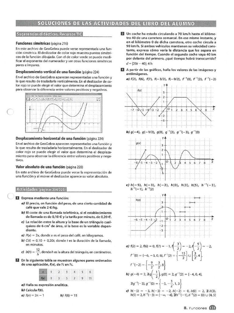 Tema 8 Funciones 1 | PDF
