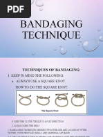 Basic First Aid - ToPIC 5 (Bandaging) | PDF