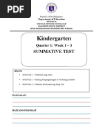 Quarter 2-Week 4 Kindergarten Worksheets | PDF