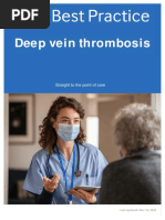 Caprini Score | PDF | Thrombosis | Vein