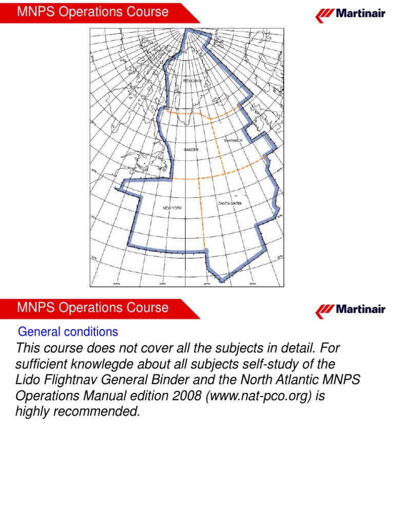 Mnps North Atlantic Mnps Airspace Operations 2 Pdf