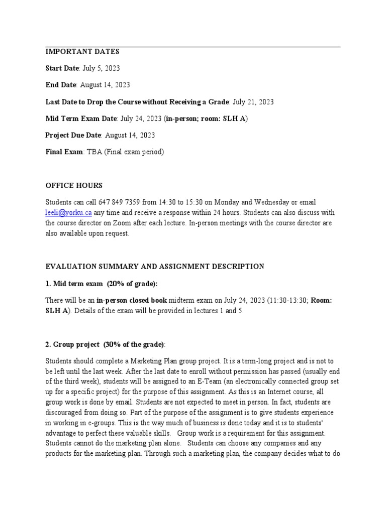 Assignments (2200 M) 2023 | PDF