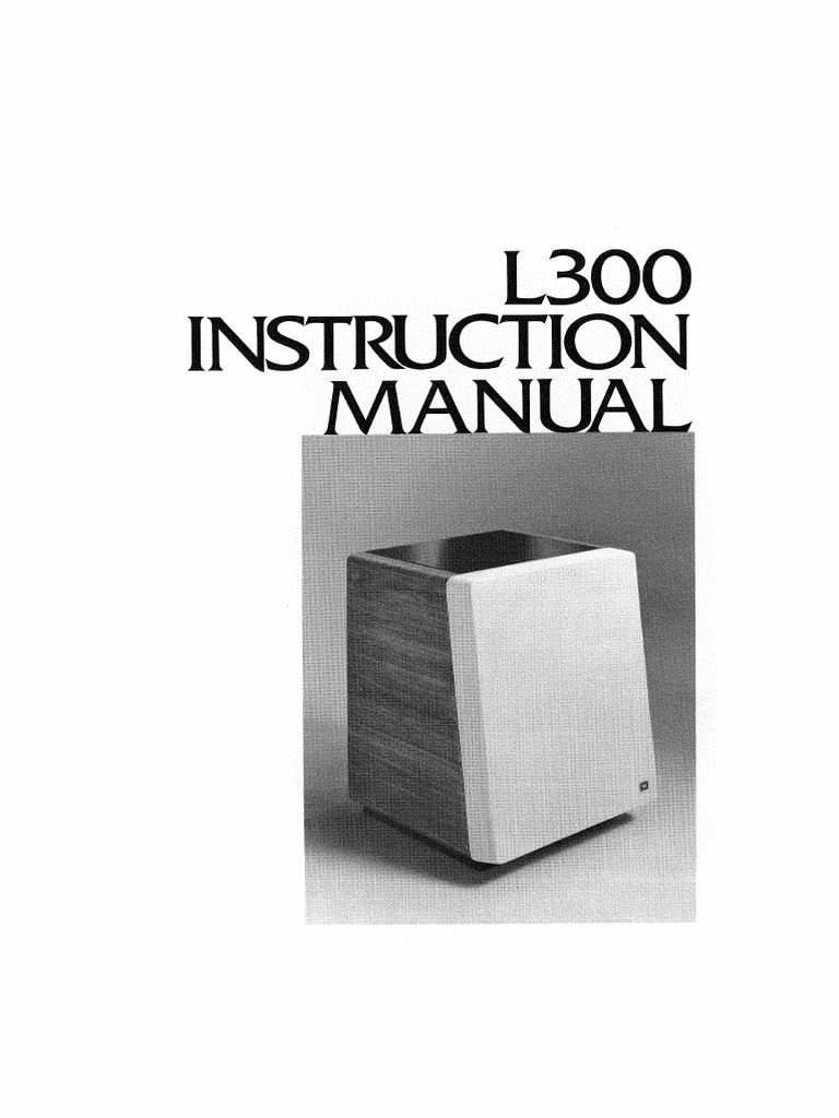 Hfe JBL l300 en Alt Scan | PDF | Inductor | Sound Production Technology