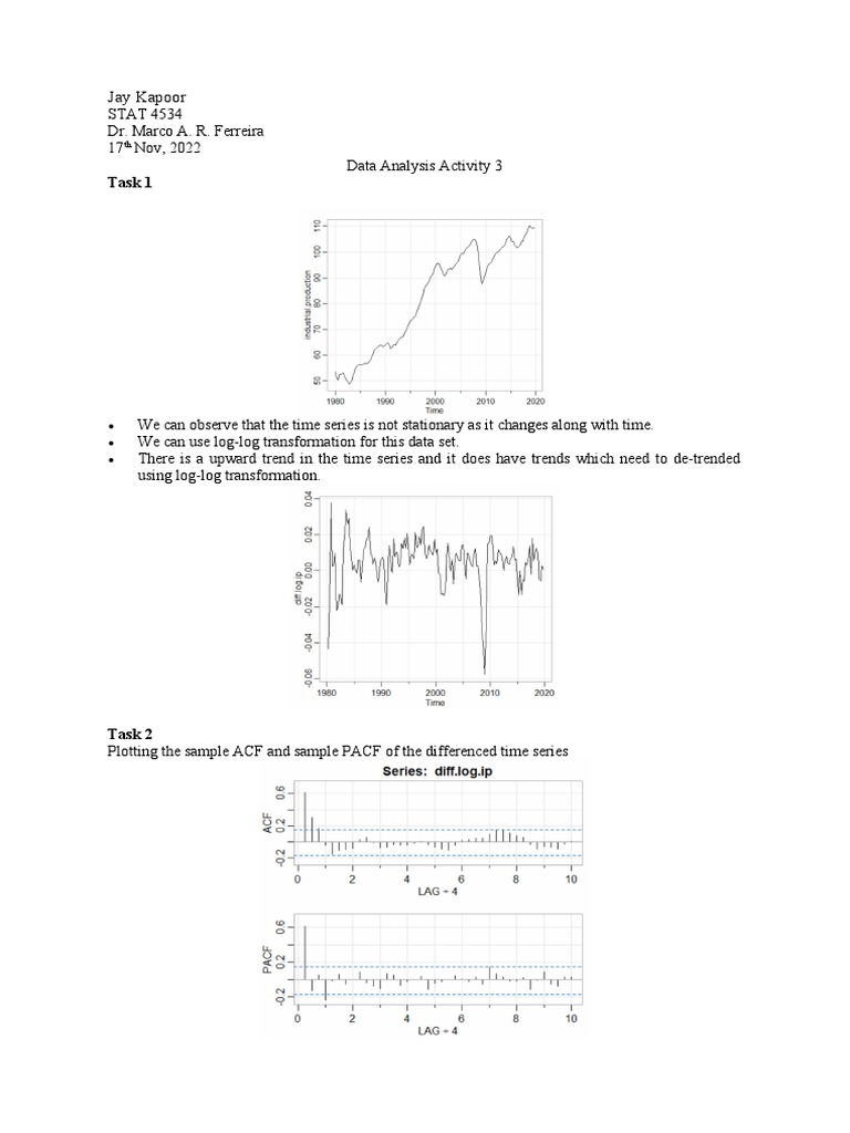 Data Analysis Activity 3 | PDF