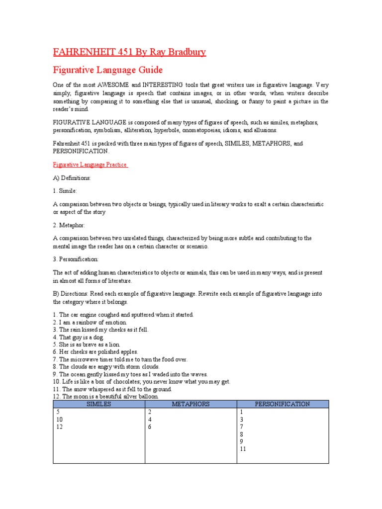 ANDRÉS FELIPE GARCÍA GONZÁLEZ - Figurative Language Guide-Fahrenheit ...