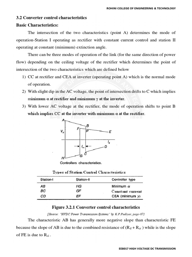 Control Characteristics | PDF | Power Inverter | High Voltage Direct ...