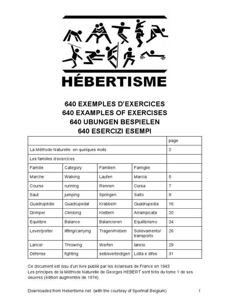Exercices de la Méthode Naturelle | PDF