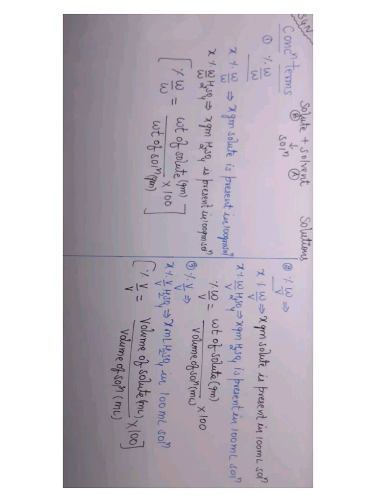 Solutions Notes | PDF