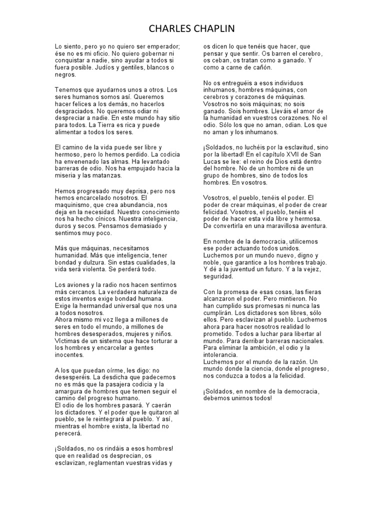 Charles Chaplin | PDF